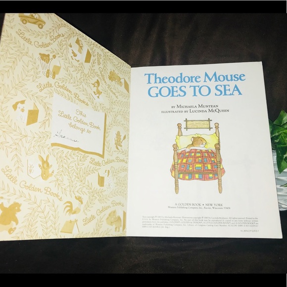 Little Golden Books | Other | Rare Little Golden Book 983 Theodore ...
